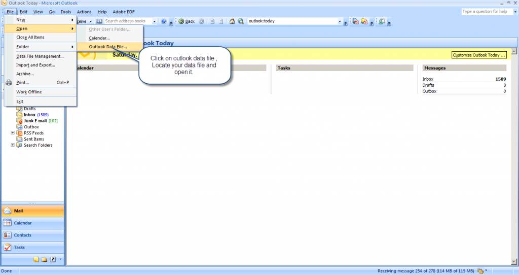 How To Open Outlook PST File How To Open Outlook PST File