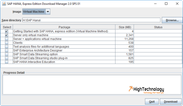 How to Install SAP HANA - HighTechnology